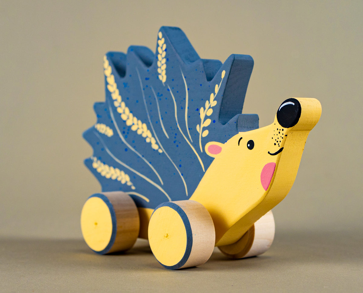 Push and pull toys | Toddler push toys | Wooden toy cars | FirebirdWorkshop