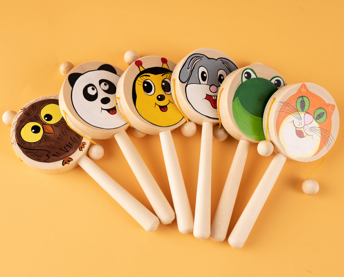 Rattles | Baby rattle toys | Wooden bells | Firebirdworkshop ...