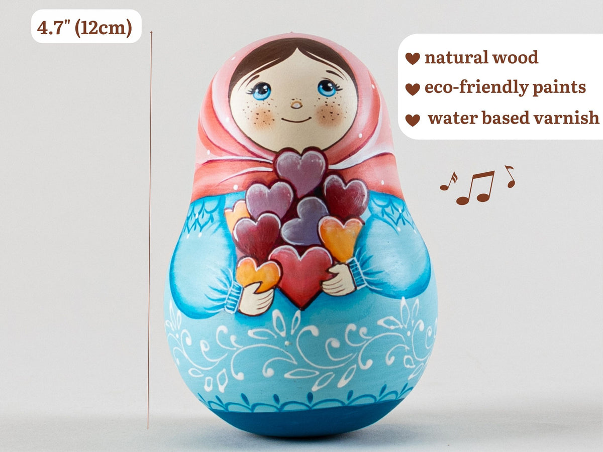 Musical Roly-poly dolls for kids | Firebirdworkshop.com – FirebirdWorkshop